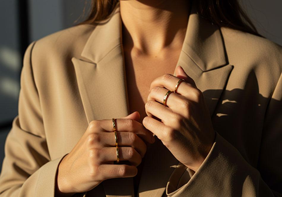 Gold Rings: Essential Transitional Style Pieces